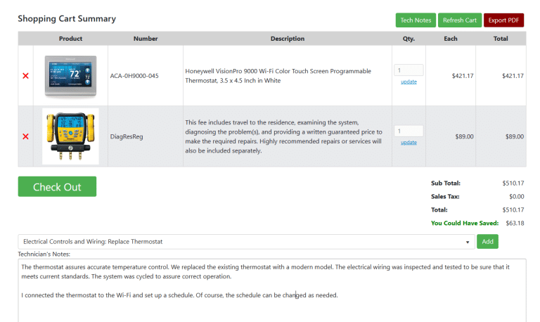 Invoice Software for HVAC - Best Flat Rate Pricing Software | Flat Rate ...